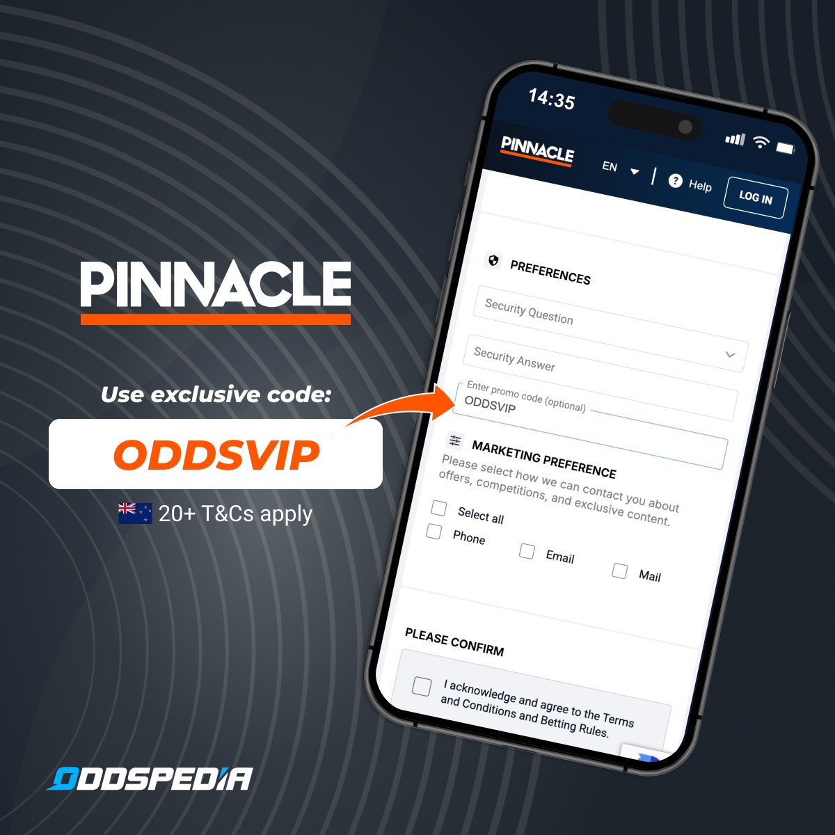 Pinnacle New Zealand Bonus Code 'ODDSP': Best Betting Margins 2025
